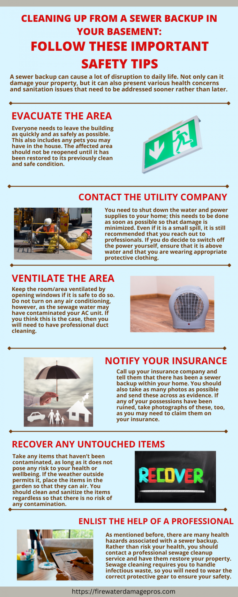 Cleaning up from a sewer backup in your basement: follow these ...